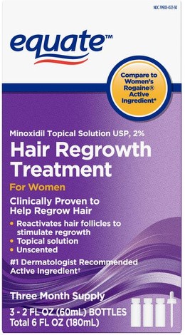 Minoxidil Topical Solution Usp 2% Hair Regrowth Treatment For Women